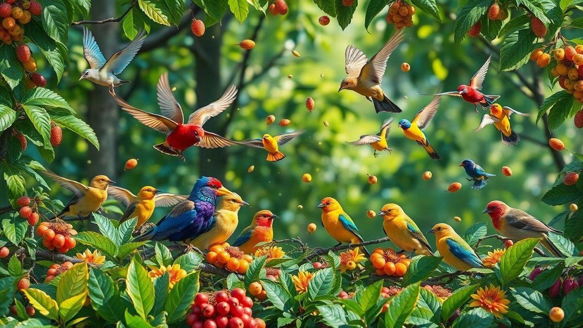 O Papel Das Aves Na Dispersão De Sementes - Central da Biologia